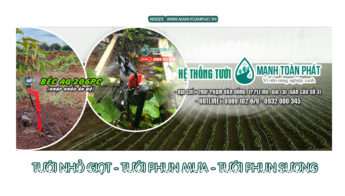 Châm Phân Venturi – Hệ thống tưới Mạnh Toàn Phát